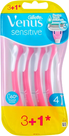 Gillette Venus
SENSITIVE , ženski brijač, 4 kom