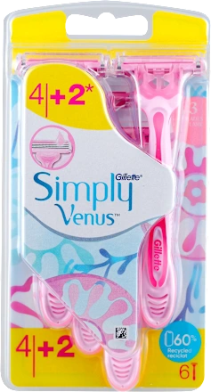 Gillette Venus
Simply ženski brijač, 6 kom