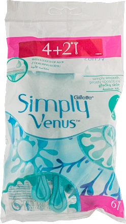Gillette Venus
Simply Venus 2 jednokratni brijač, 6 kom