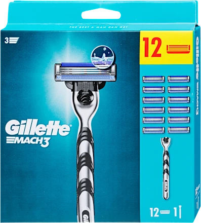 Gillette
MACH3 brijač: drška + 12 dopuna, 1 kom