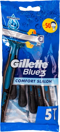 Gillette
Blue3 COMFORT SLALOM jednokratni brijači, 5 kom