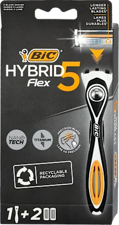 BIC
Flex5 Hybrid brijač drška + 2 dopune, 1 kom