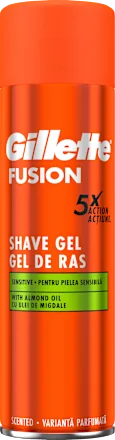 Gillette
FUSION 5X ACTION SENSITIVE gel za brijanje, 200 ml