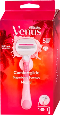 Gillette Venus
ComfortGlide Miami ženski brijač + 1 dopuna + držač, 1 kom