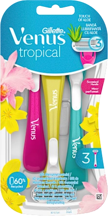 Gillette Venus
Tropical, ženski brijač, 3 kom