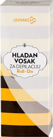 UNIVAKS
ROLL-ON HLADNI VOSAK ZA DEPILACIJU za lice i telo, 210 g