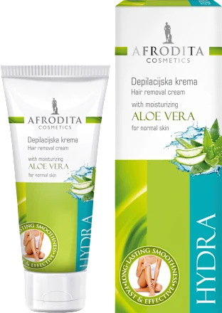 AFRODITA
ALOE VERA HYDRA Depilacijska krema, 100 ml