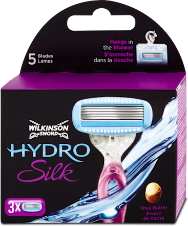 WILKINSON SWORD
HYDRO Silk rezervne oštrice za ženski brijač, 3 kom
