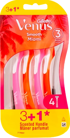 Gillette Venus
Smooth Miami 3 ženski brijač, 4 kom