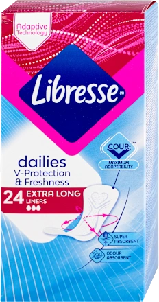 Libresse
dailies fresh dnevni ulošci - extra long, 24 kom