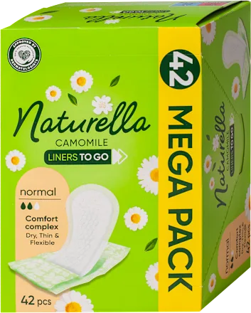 Naturella
CAMOMILE TO GO, Normal dnevni ulošci, 42 kom