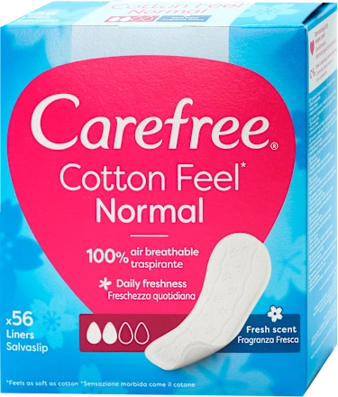 Carefree
COTTON FRESH dnevni ulošci, 56 kom