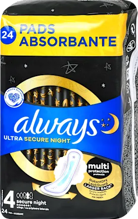 always
ULTRA 4 secure night, ciklusni ulošci, 24 kom
