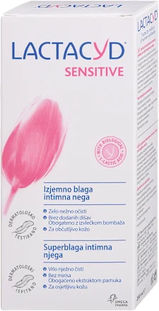 LACTACYD
SENSITIVE losion za intimnu negu, 200 ml