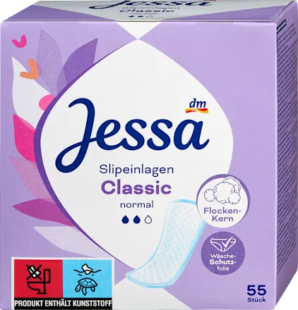 Jessa
CLASSIC dnevni ulošci sa zaštitnom folijom - Normal, 55 kom