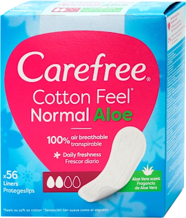 Carefree
COTTON ALOE dnevni ulošci, 56 kom