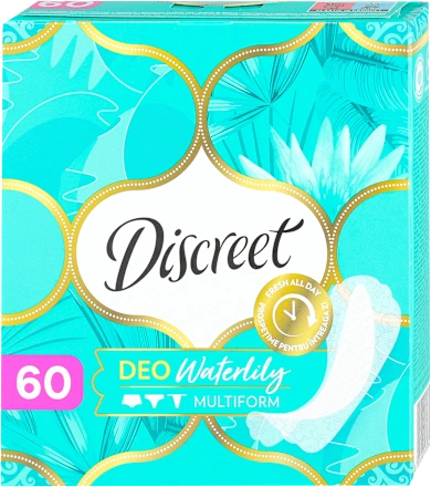 Discreet
DEO Waterlilly - dnevni ulošci, 60 ml
