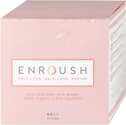 Enroush
SELF-LOVE. SELF-CARE. PERIOD Ciklusni higijenski ulošci - normal, 12 kom