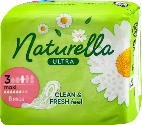 Naturella
ULTRA 3 MAXI, ciklusni ulošci, 8 kom