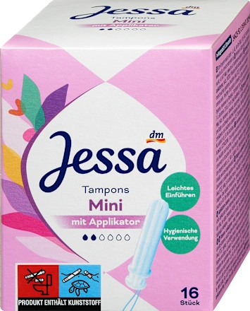 Jessa
Tamponi sa aplikatorom – mini, 16 kom