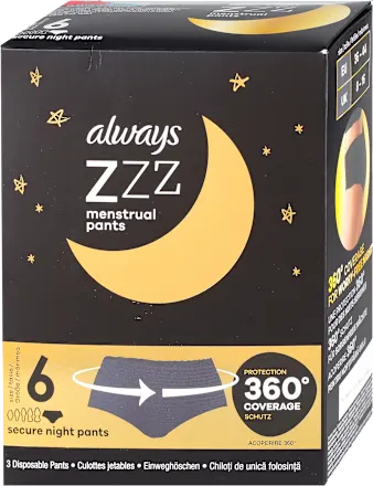 always
Zzz menstrualne gaćice, 3 kom