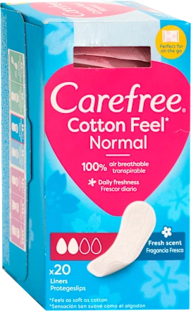 Carefree
Cotton Feel dnevni ulošci - normal, 20 kom