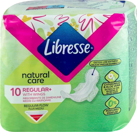 Libresse
natural care ciklusni ulošci – regular+, 10 kom