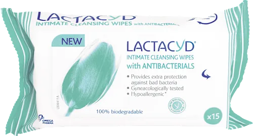 LACTACYD
Antibakterijske maramice za intimnu higijenu, 15 kom