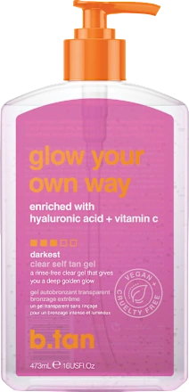 b.tan
glow your own way gel za samopotamnjivanje, 473 ml