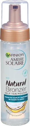 GARNIER AMBRE SOLAIRE
Natural Bronzer pena za samopotamnjivanje, 200 ml