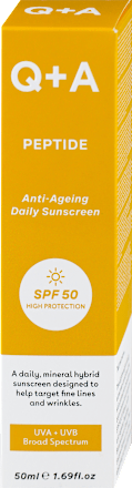 Q+A
PEPTIDE krema za lice sa SPF 50, 50 ml