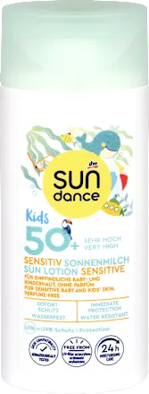 SUNDANCE
Kids Sensitiv dečije mleko za sunčanje, ZF 50+, 50 ml