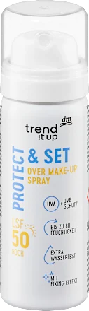 trend !t up
PROTECT & SET sprej za fiksiranje šminke i zaštitu od sunca, SPF 50, 50 ml