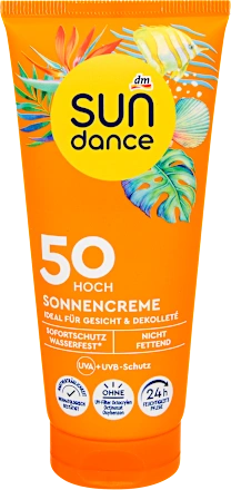 SUNDANCE
Krema za zaštitu od sunca sa visokim faktorom zaštite, SPF50, 100 ml