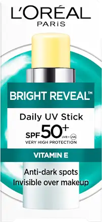 L'ORÉAL PARiS
BRIGHT REVEAL UV stik za zaštitu kože lica od sunca protiv tamnih fleka, SPF50+, 9 ml