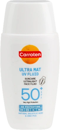 Carroten
ULTRA MAT UV fluid za zaštitu kože lica od sunca, SPF50+, 40 ml