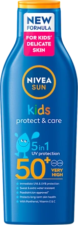 NIVEA SUN
kids protect&care 5u1 losion za zaštitu dečije kože od sunca, SPF 50, 200 ml