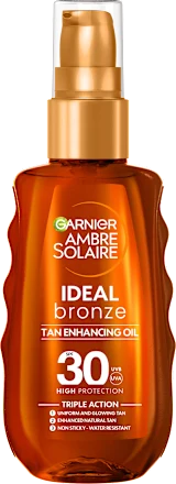 GARNIER AMBRE SOLAIRE
IDEAL bronze ulje za zaštitu od sunca, SPF30, 150 ml