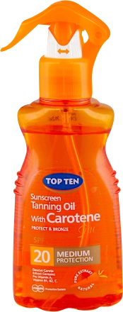 TOP TEN
Carotene Sun ulje za zaštitu od sunca i tamnjenje, SPF 20, 180 ml