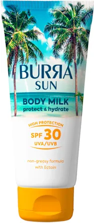 BURRA
SUN protect&hydrate mleko za zaštitu lica i tela od sunca, SPF30, 200 ml