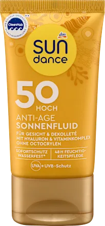 SUNDANCE
ANTI-AGE fluid za zaštitu od sunca za lice i dekolte, SPF 50, 50 ml