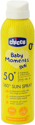 Chicco
360° baby moments SUN dečiji sprej za zaštitu od sunca, SPF 50+, od rođenja, 150 ml