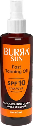 BURRA
SUN Fast Tanning Olil - ulje za brzo tamnjenje i zaštitu od sunca, SPF10, 200 ml