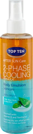 TOP TEN
AFTER SUN Care- 2-PHASE sprej za negu kože nakon sunčnja, sa efektom hlađenja, 200 ml