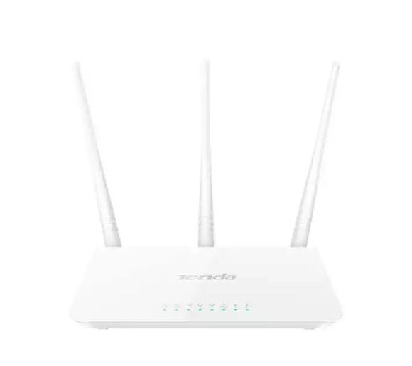 Tenda - Tenda F3 Wireless Ruter 300Mbps | 3x5dBi Antene | Wi-Fi Ruter |