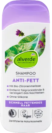 alverde NATURKOSMETIK
Šampon za masnu kosu, 200 ml