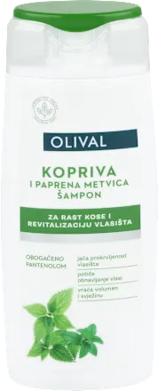 OLIVAL
KOPRIVA I PAPRENA METVICA Šampon za kosu, 250 ml