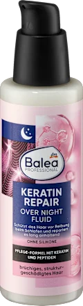 Balea PROFESSIONAL
KERATIN REPAIR noćni fluid za kosu, 100 ml