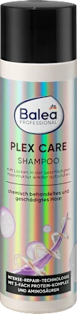 Balea PROFESSIONAL
PLEX CARE šampon za hemijski tretiranu i oštećenu kosu, 250 ml