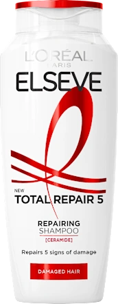 L'ORÉAL PARiS ELSEVE
Total Repair 5 šampon za oštećenu kosu, 400 ml